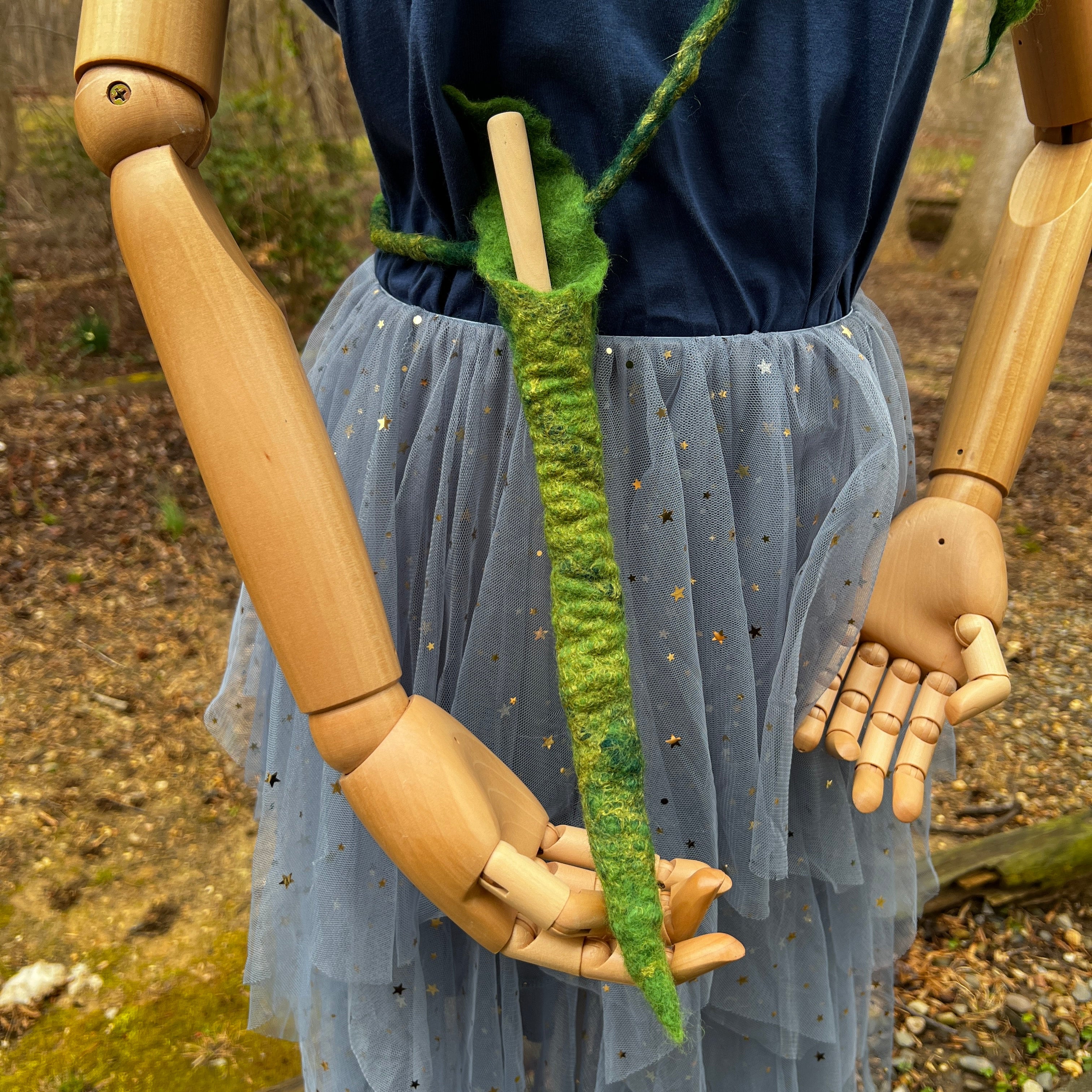 Magic Wand Scabbard w/Belt | Pink Jackalope Studio